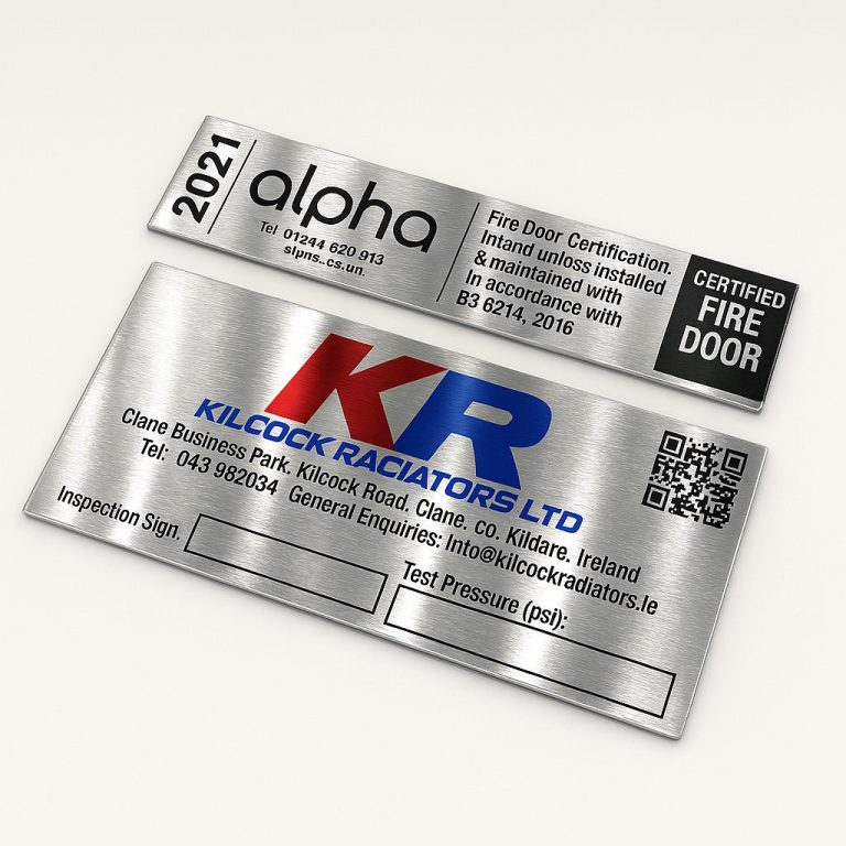 Nameplates Decals & Sign Manufacturers | Alpha Decal